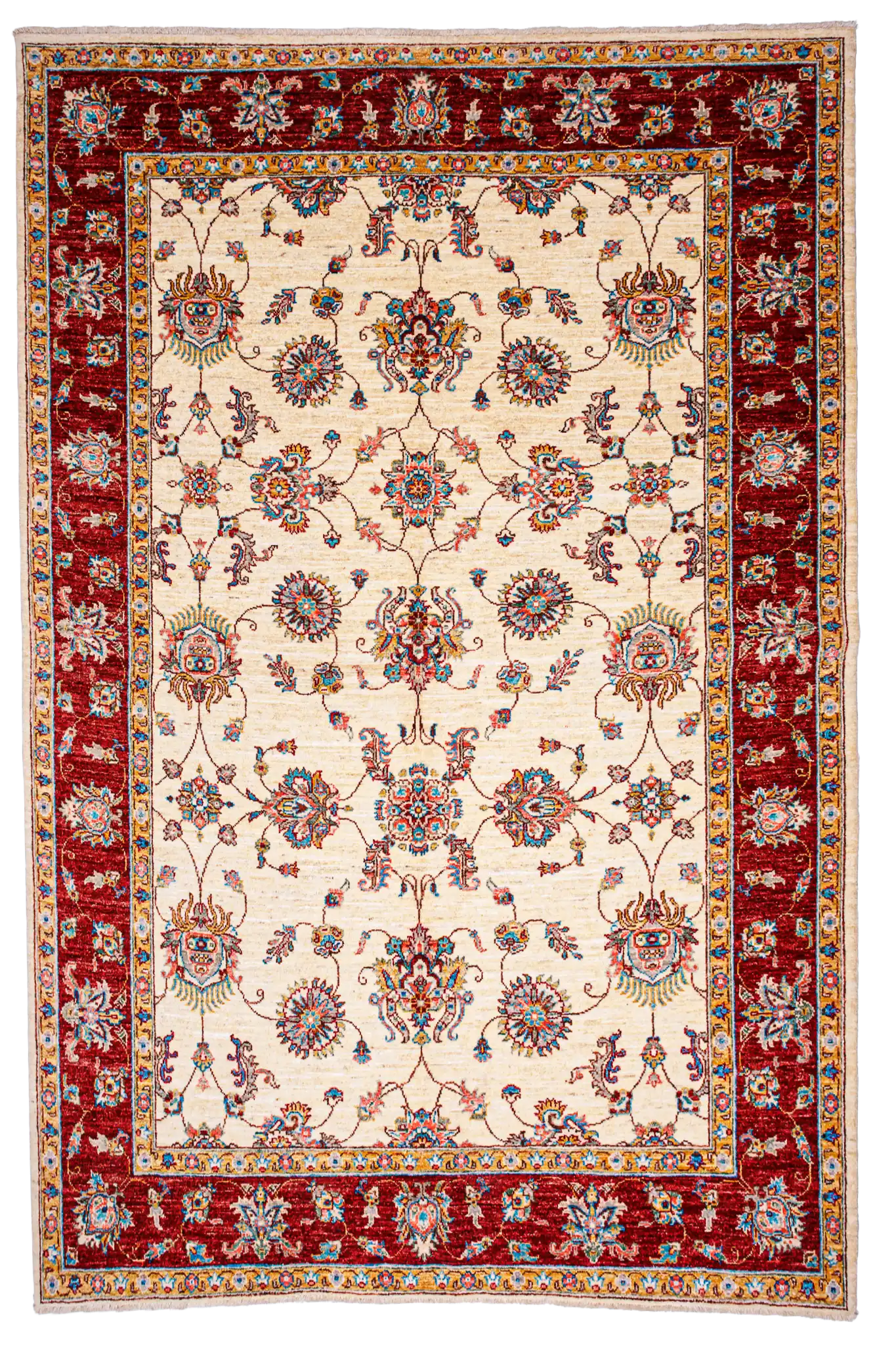 ︎ Oshak Afghan Hallway Rug 161x535 Multicolor